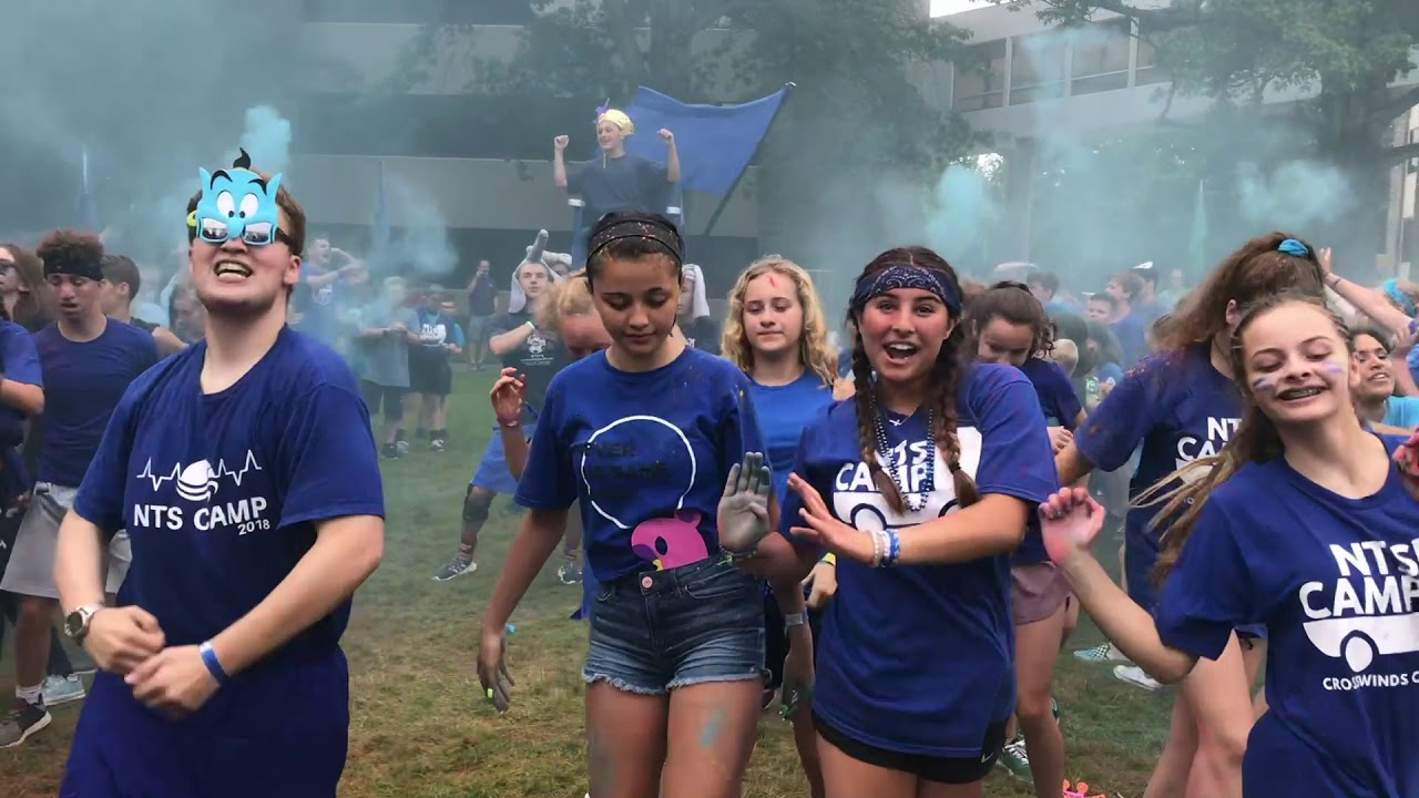 NTS Camp 2019 Blue Team Cheer - YouTube