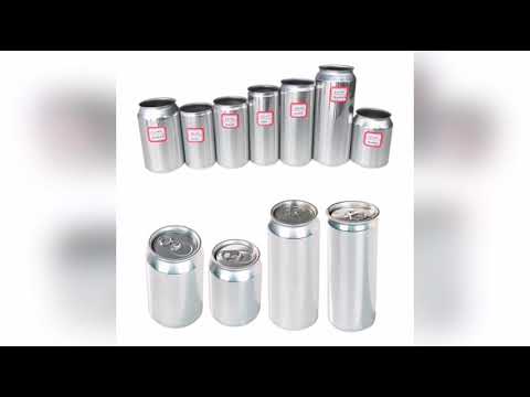 250 ml Round Beverage Packing 2 Piece Aluminium Cans Tin slim Soda Can ...