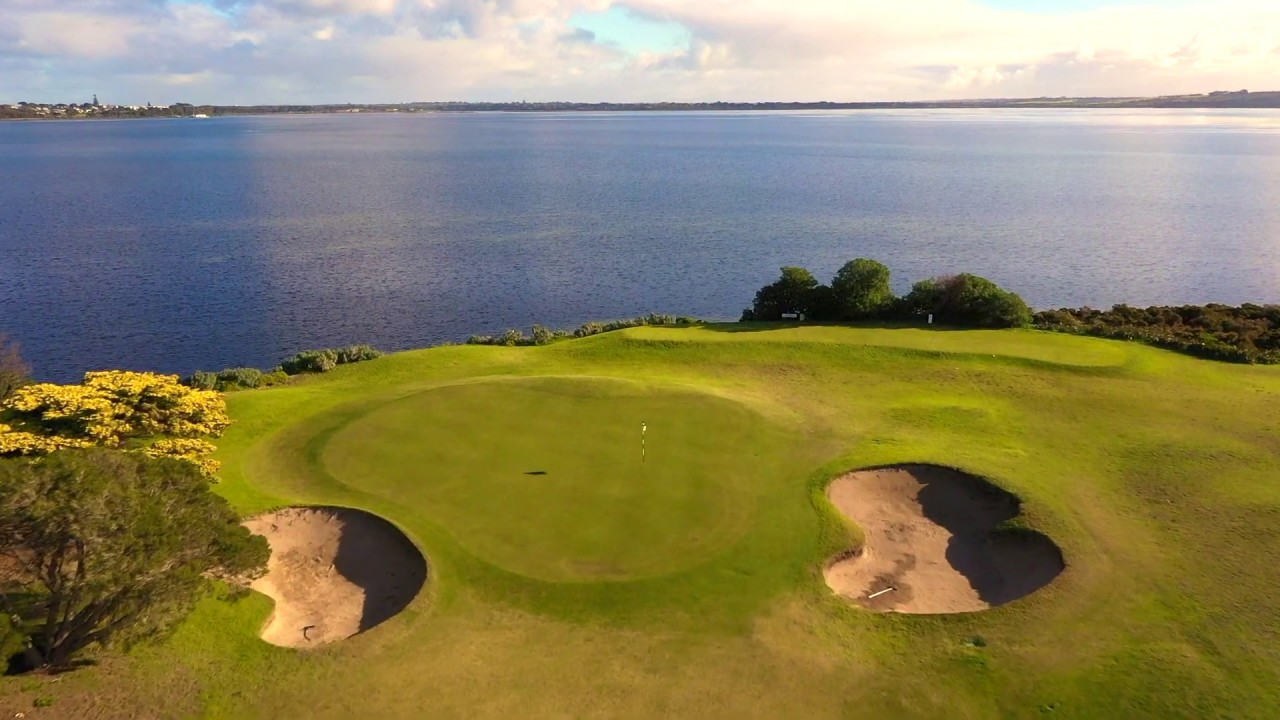 Swan Island Golf Course 6th Hole - YouTube
