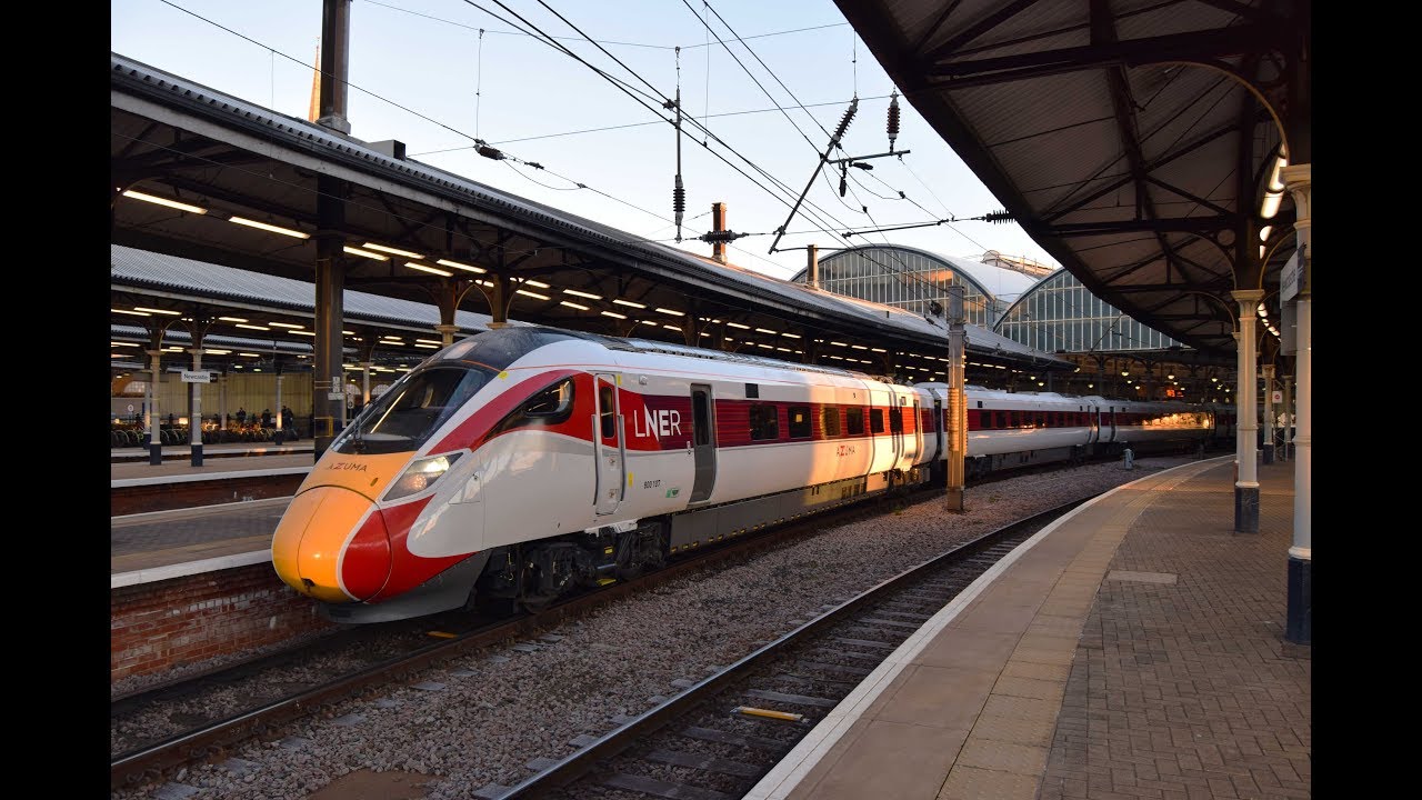 LNER Class 800 | Newcastle [HD] - YouTube