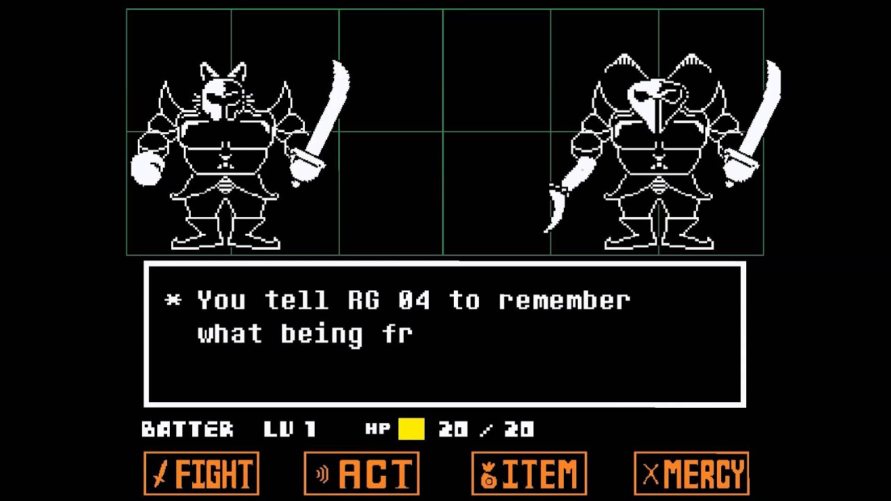 Undertale - Messing with files - RG3 and RG4 - YouTube