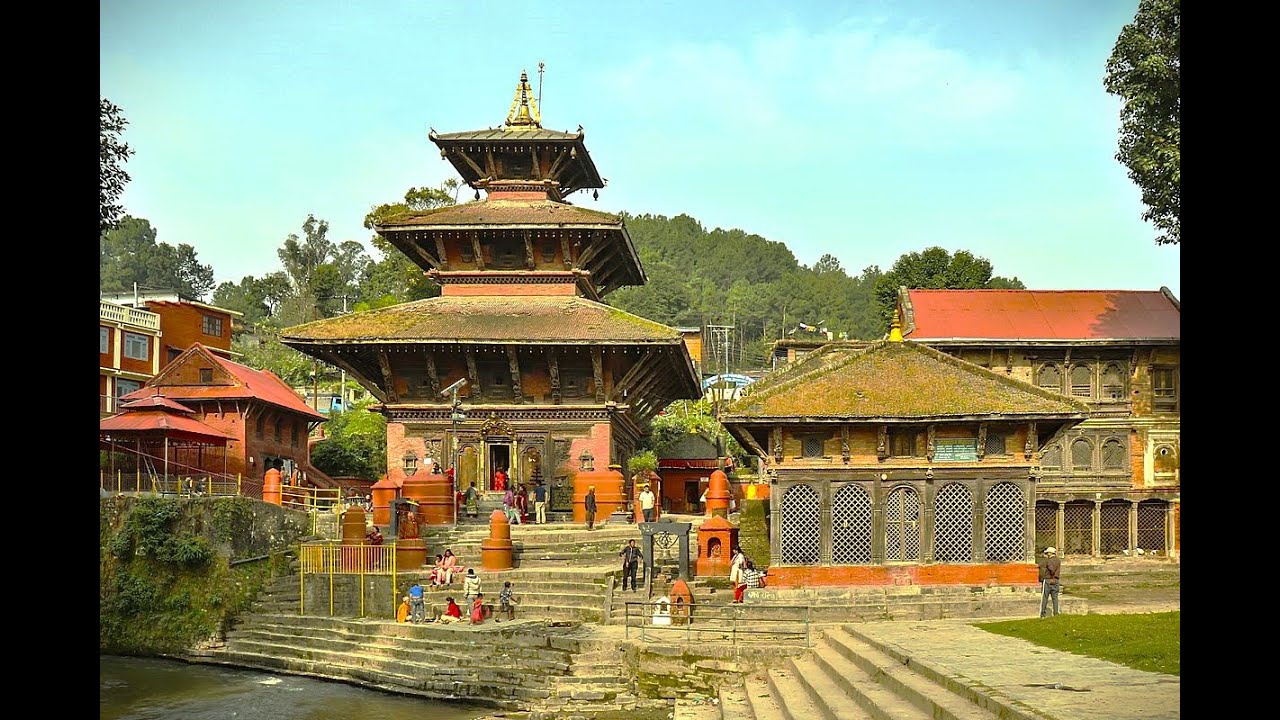 Gokarneshwor mahadev temple: Walking tour, beautiful scenery - 4k video ...