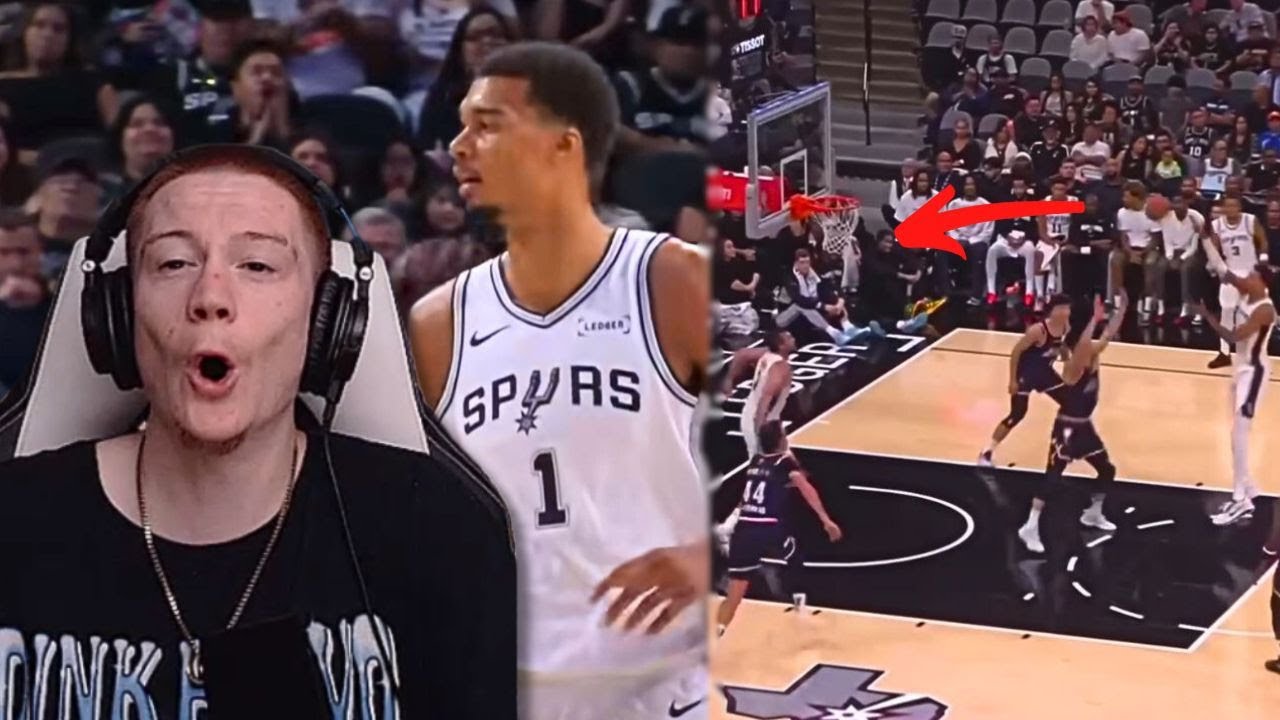 Wemby is moving DIFFERENT! Reacting to Spurs 1st Preseason Game! - YouTube