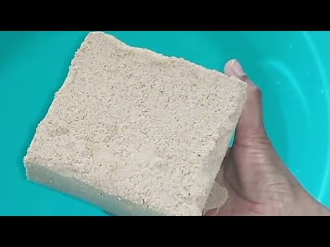 Crunchy white Sand+cement square shapes are smashing in water 💦💦💦 - YouTube