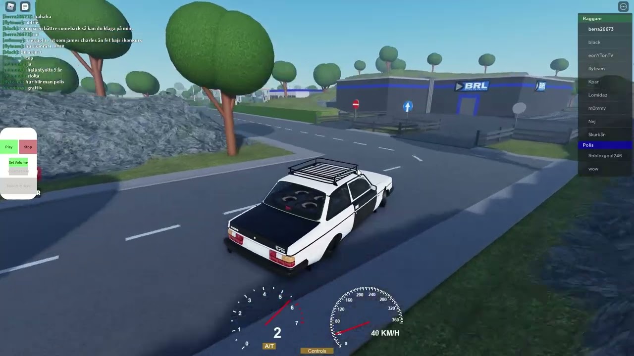 Roblox volvo byn. kollar olaglig drifting me volvo 242 farbror blå ...