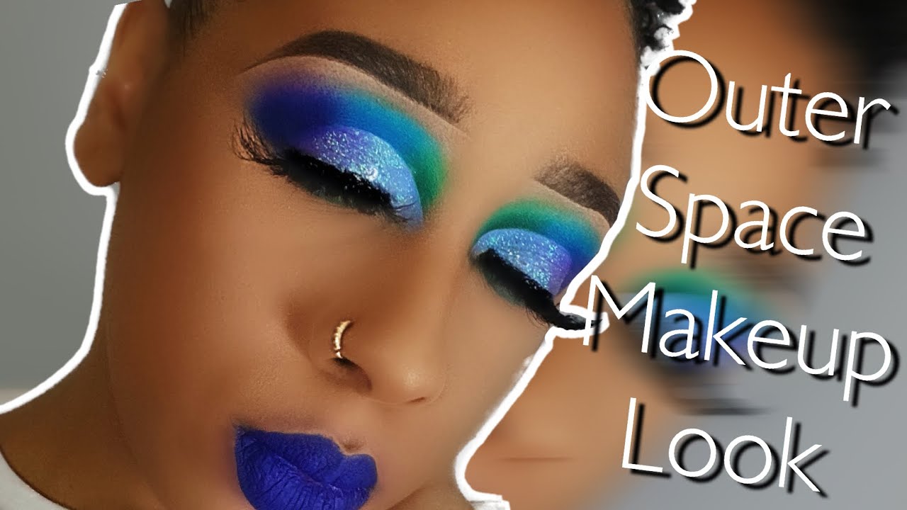 OUTER SPACE MAKEUP LOOK | THE CRAYON CASE | GIVEYOUFACE - YouTube