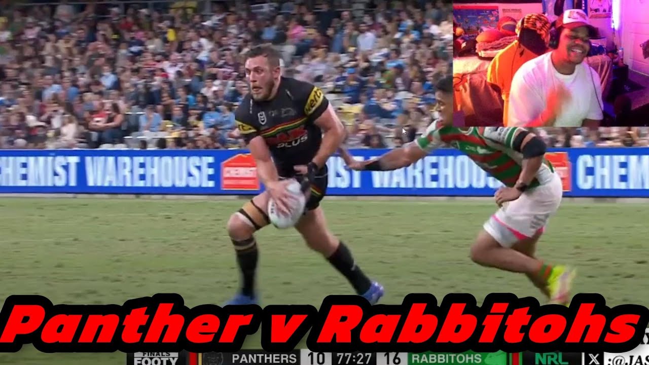 American Reacts To Panthers v Rabbitohs Match Mini | Qualifying Final ...