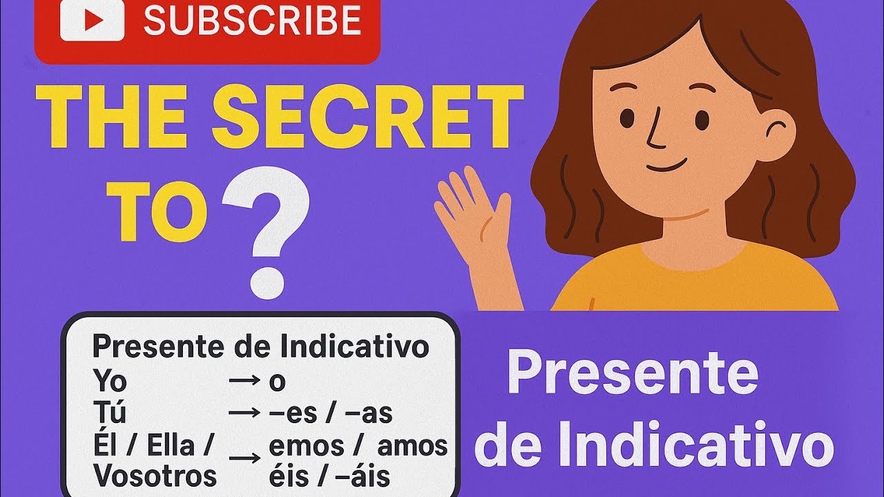 Spanish Present Tense Made Easy! | Presente de Indicativo - YouTube