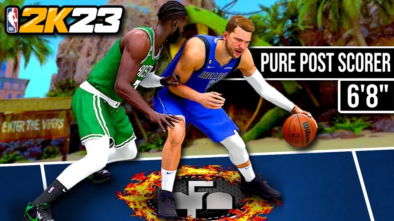 World's First 6'8 PURE POST SCORER is DOMINATING on NBA 2K23 - YouTube