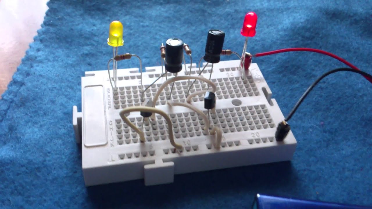 video oscilador de 2 leds - YouTube
