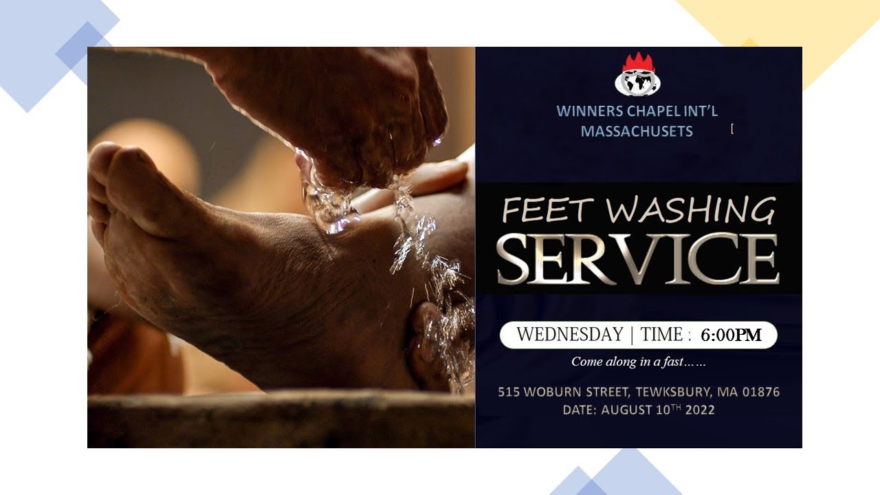 SPECIAL FEET WASHING SERVICE | 08.10.2022 | Winners Chapel Int'l ...