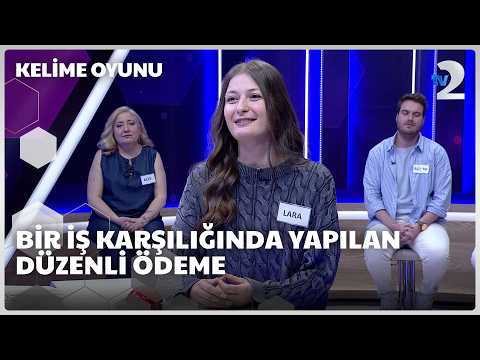 Bir iş karşılığında yapılan düzenli ödeme | Kelime Oyunu