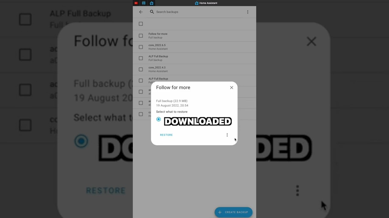 Home Assistant Backup Restore How To YouTube Home Assistant Backup Restore How To YouTube