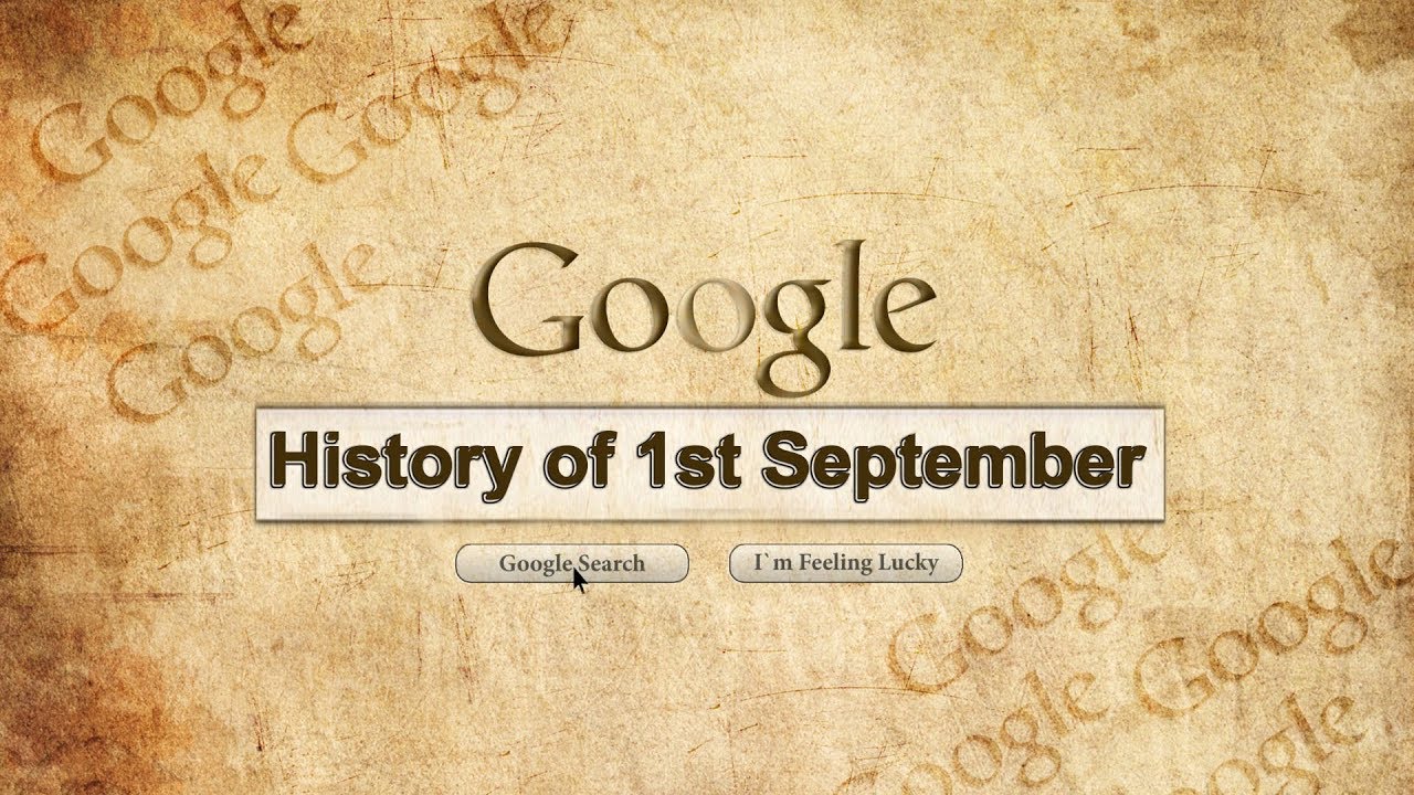 Today In History - 1st September - YouTube