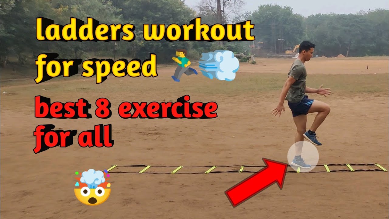08 Best exercises with Ladder|| speed training|| ladder workout # ...