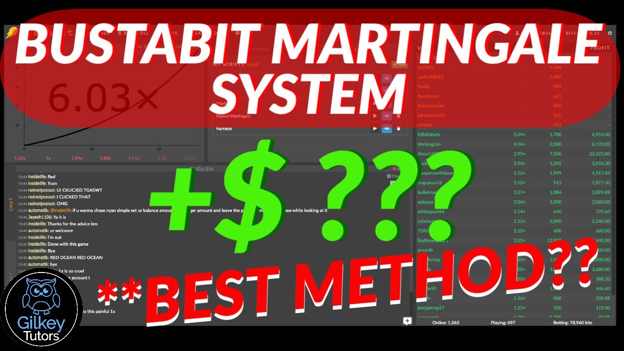 BEST BUSTABIT STRATEGIES! MARTINGALE METHOD W/ SPREADSHEET - YouTube