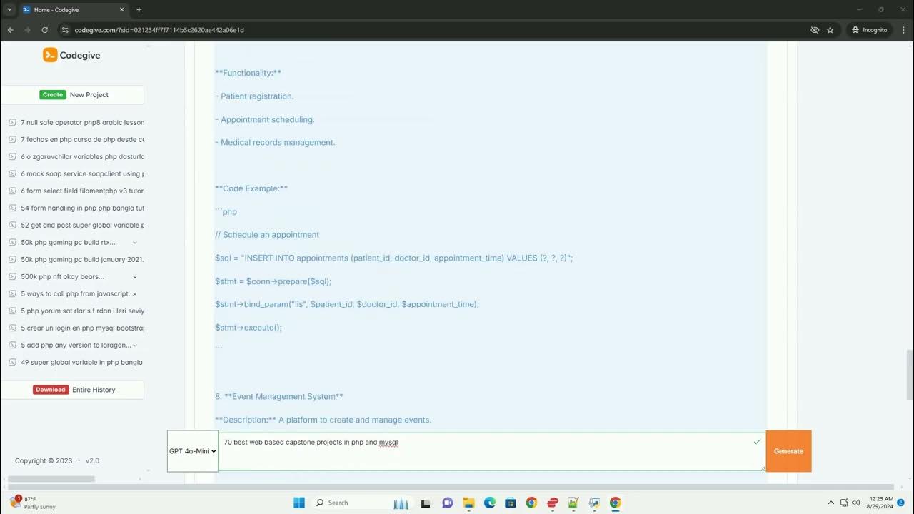 70 best web based capstone projects in php and mysql - YouTube