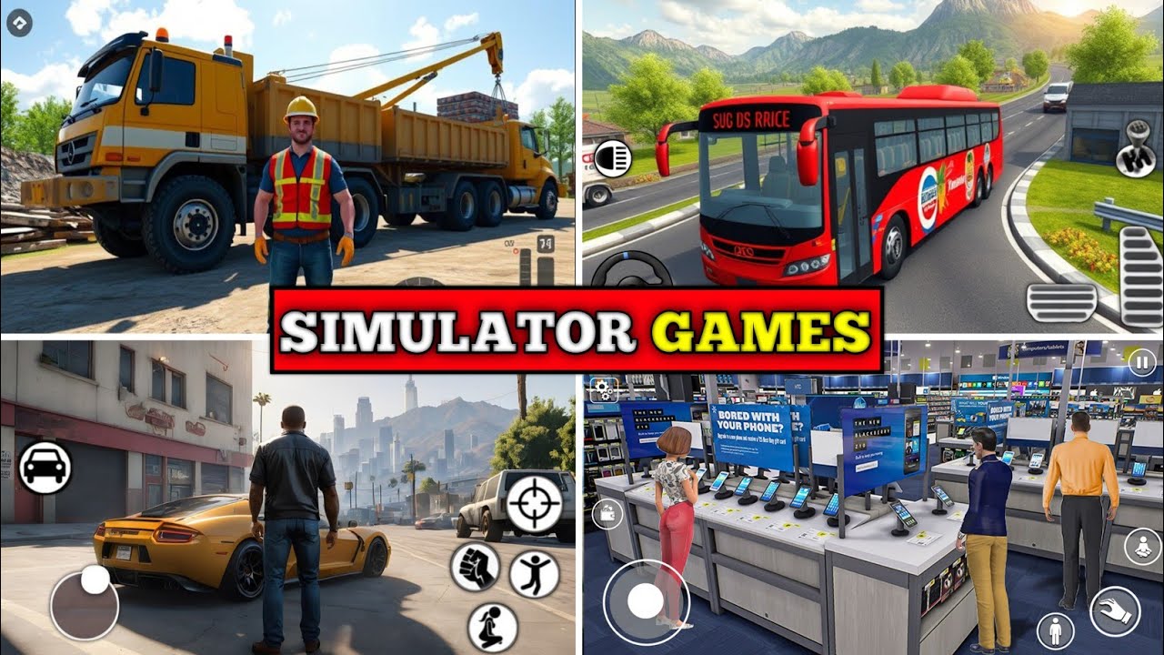 Top 5 New Simulator Games For Android on 2025 | Best simulator games in ...