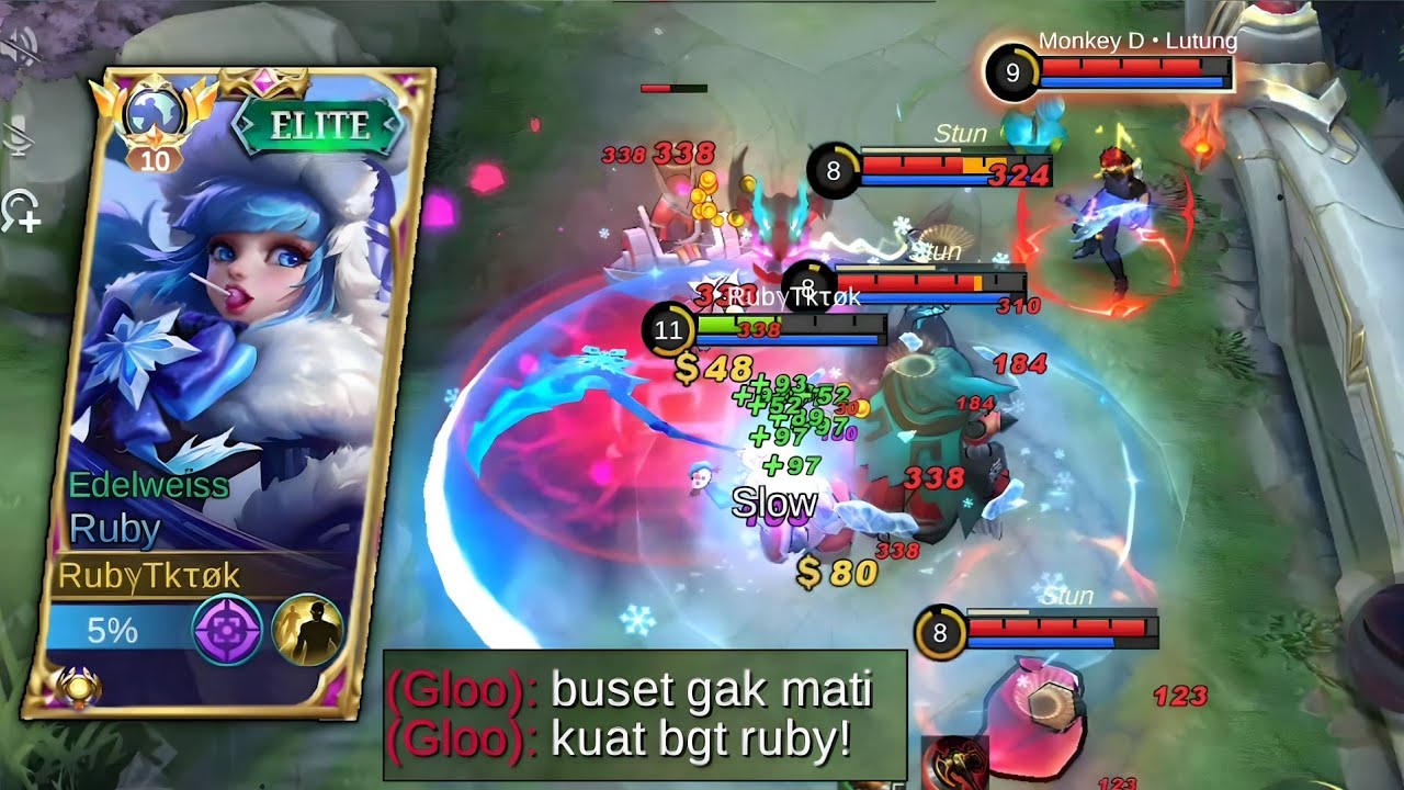 Ruby Mode Ngamuk! Di Gank Malah Musuh Yang Mati! Top Global Ruby Best ...