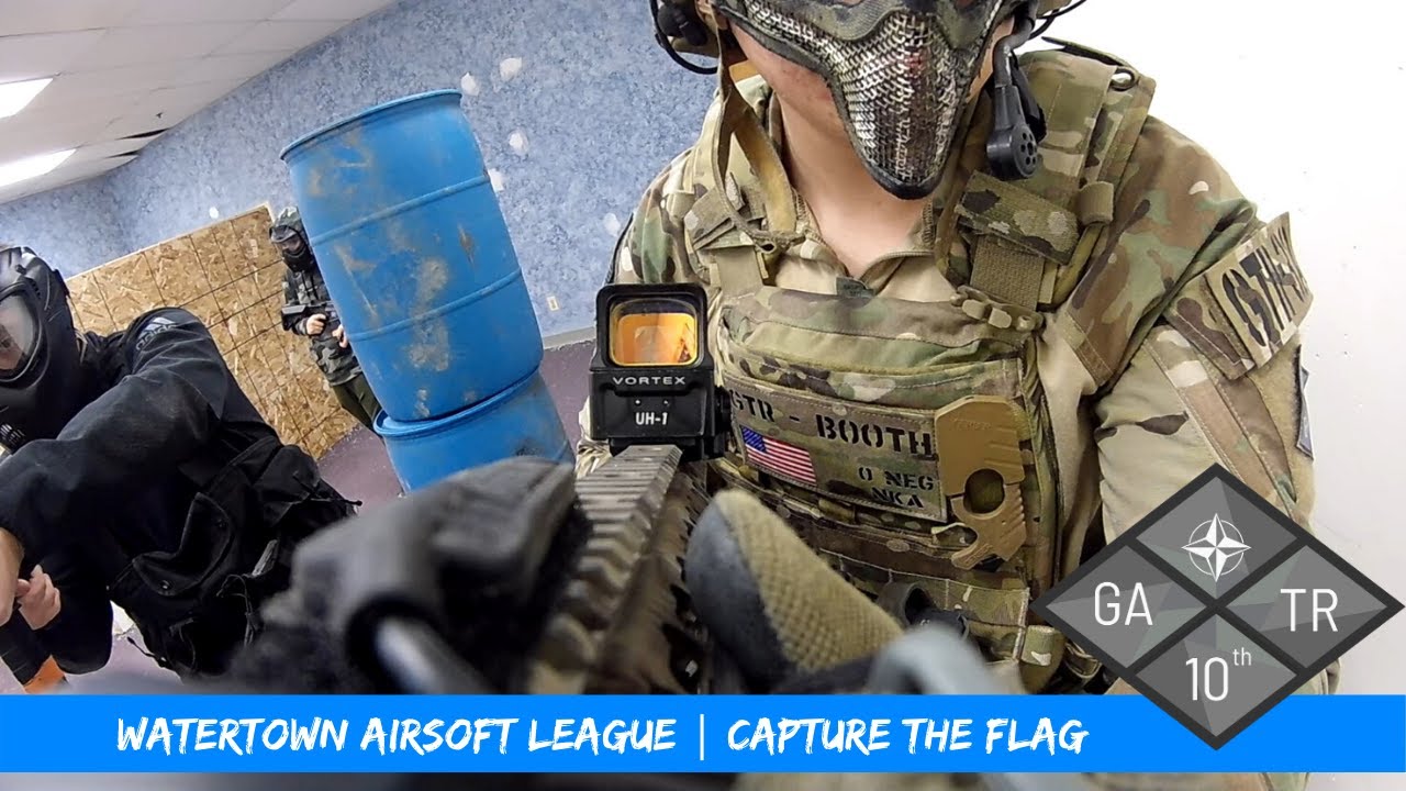 Airsoft - Capture The Flag | Watertown Airsoft League - YouTube