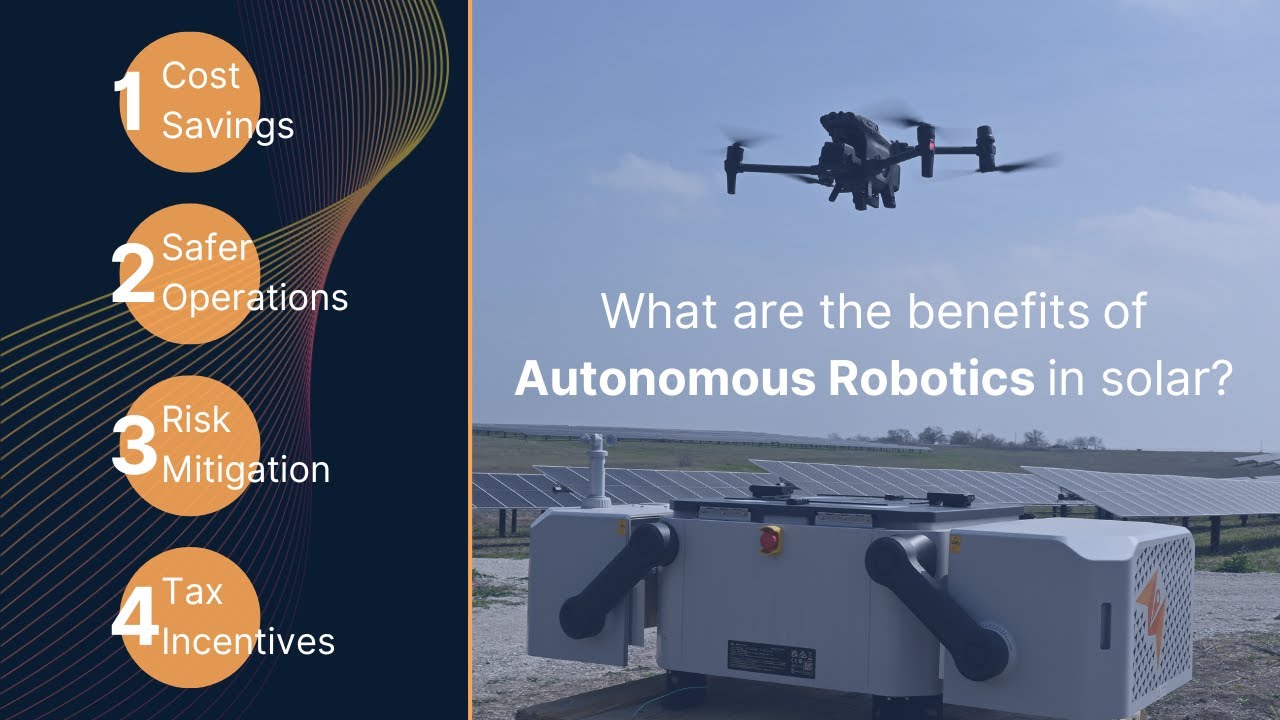 4 ways Autonomous Drones & Robotics will improve solar operations - YouTube
