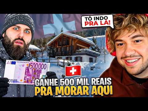 GANHE R$500 MIL REAIS PRA MORAR NA SUIÇA! - React Fe Leal