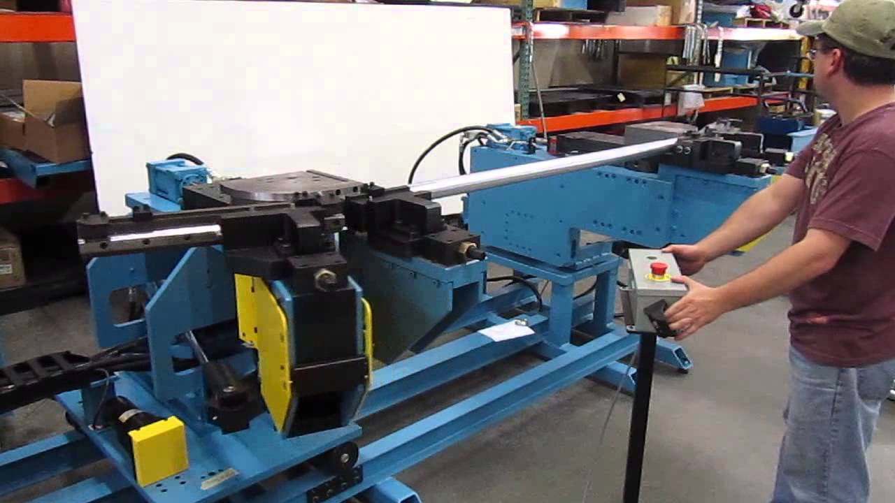 Twin Head CNC Tube Bending Machine-- Winton Machine Company - YouTube