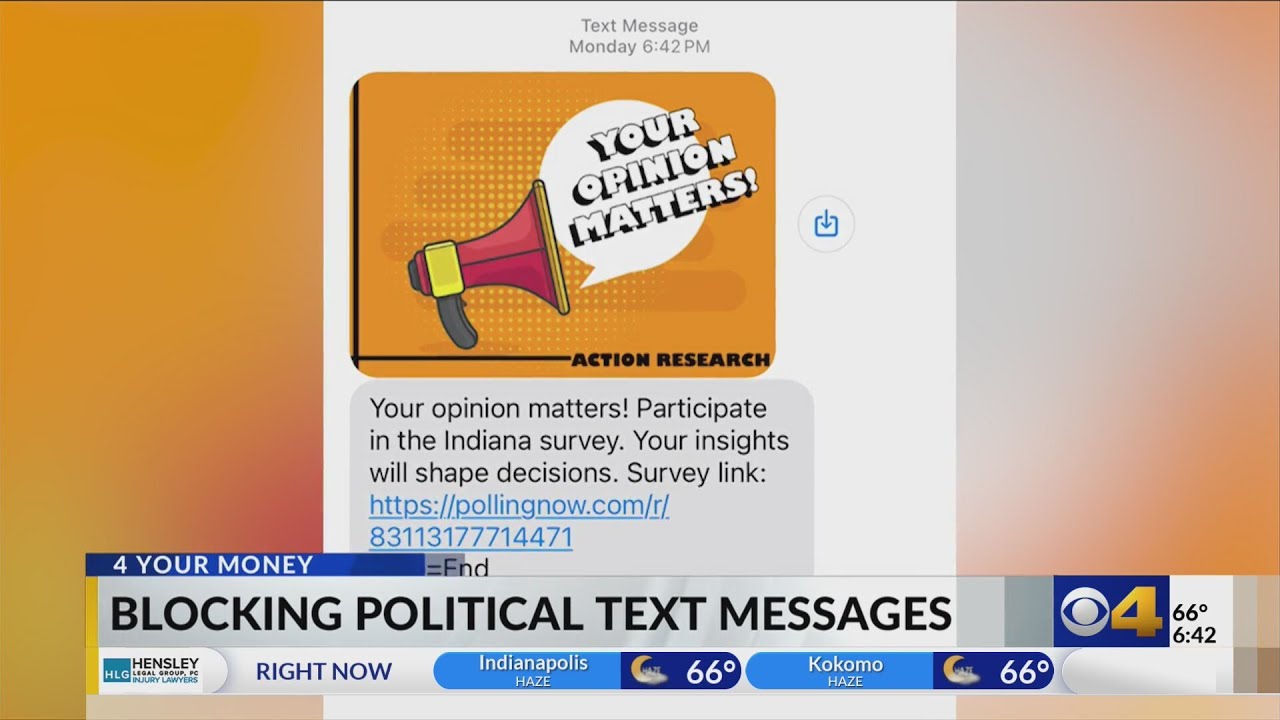 Expect plenty of political texts through November - YouTube