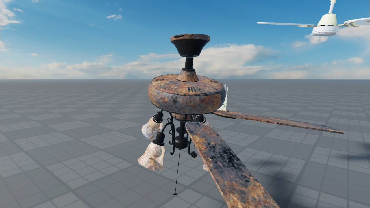Ceiling Fan Completion Of Burned - Roblox Pankha - YouTube