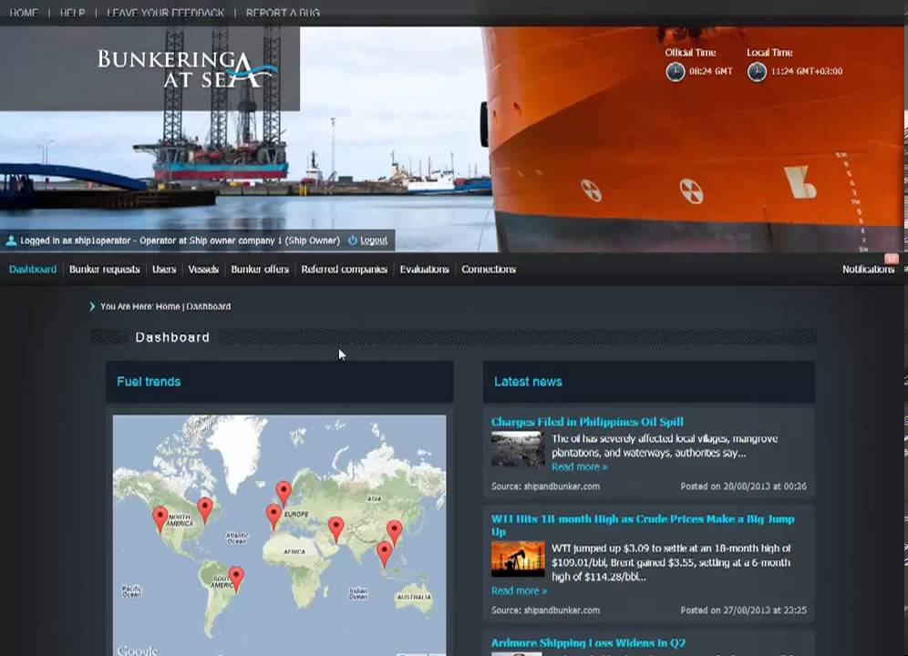 Video Demo Ship Owner Bunkering@Sea - YouTube