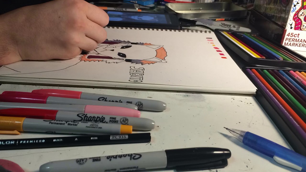 Drawing sabito from demon slayer 2 - YouTube