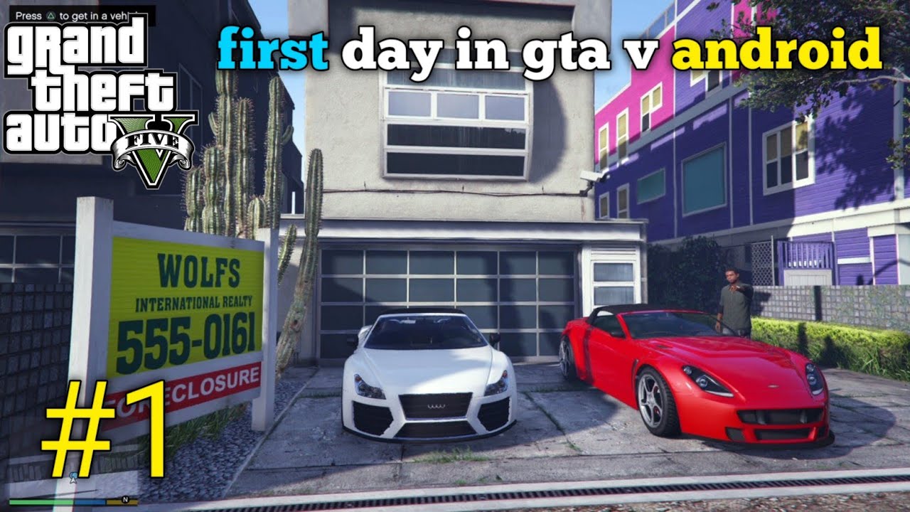 first time play GTA v Android #1 - YouTube