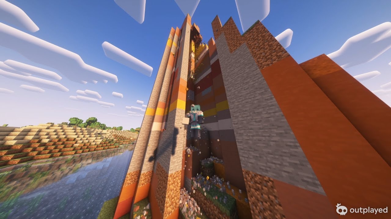 Back to Physics-Beating Minecraft with physic mod - YouTube