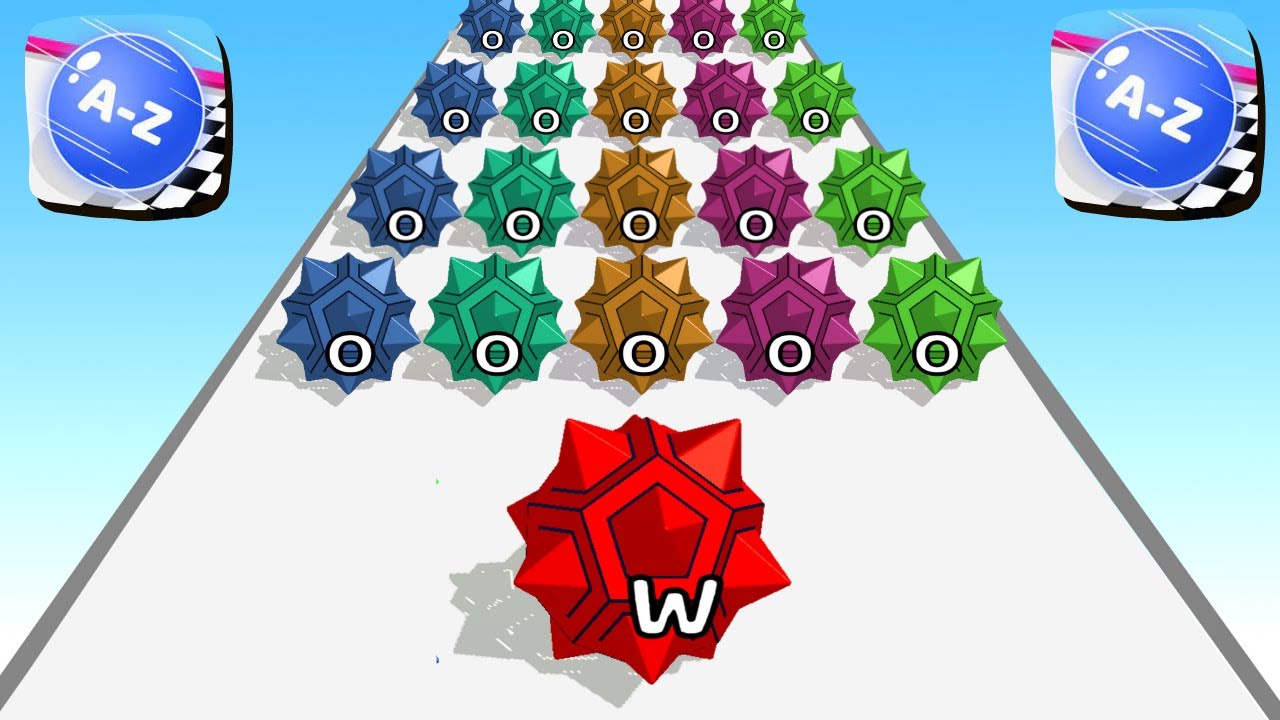 A-Z Run - All Levels Gameplay Android,ios game Mobile Game (Levels 28 ...