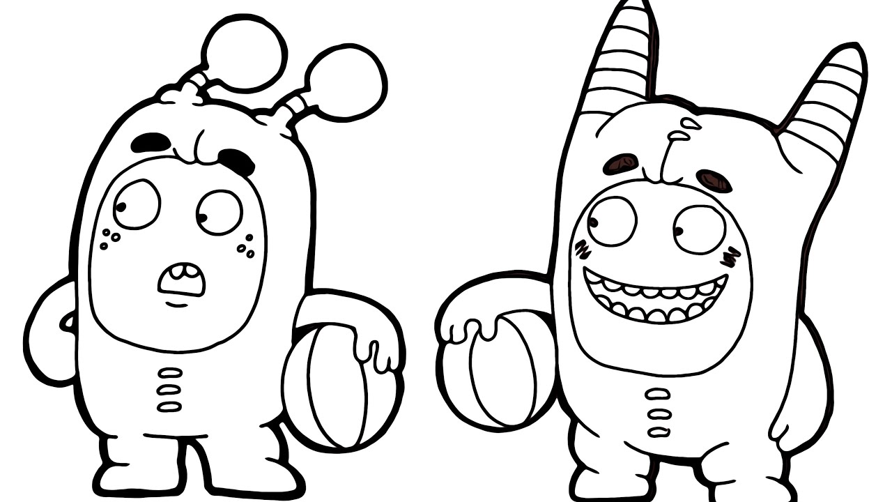 How to draw Oddbods | Oddbods drawing | Oddbods Coloringpages | Oddbods ...