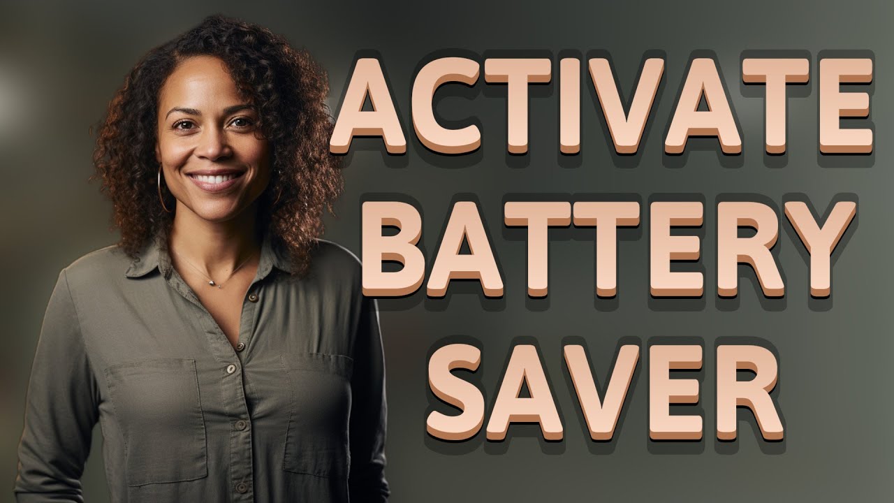 How do you manually activate Battery Saver mode on Android 12? - YouTube