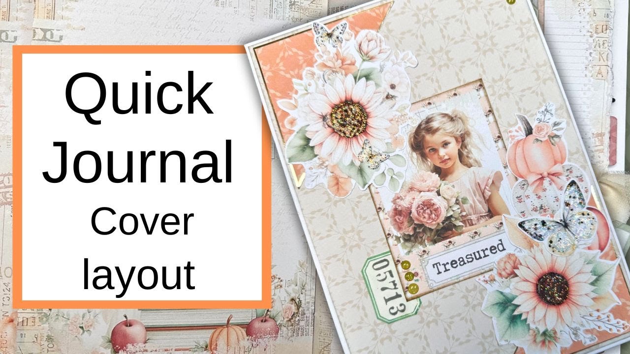 Quick and easy journal cover layout - YouTube