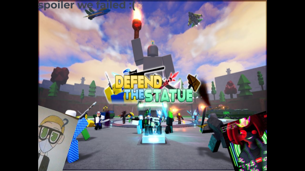 Defending a statue till we die (roblox defend the statue) ft. specku ...