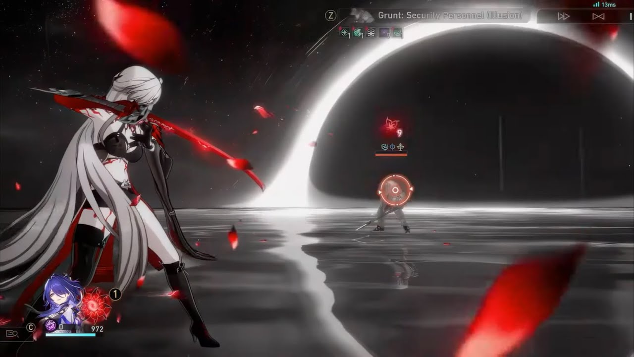 Acheron Skill , Technique and Ultimate in (10X SLOWMO) 4k60fps | Honkai ...