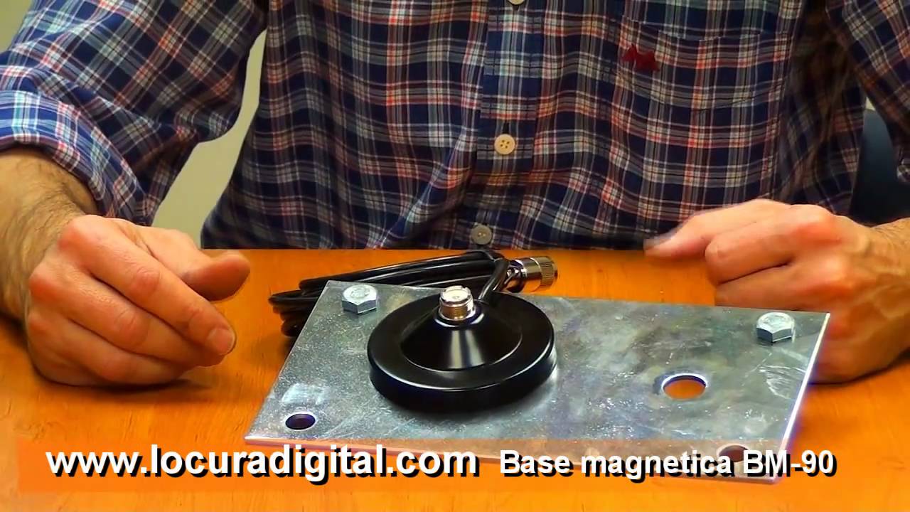 BASE MAGNETICA BM-90 - YouTube