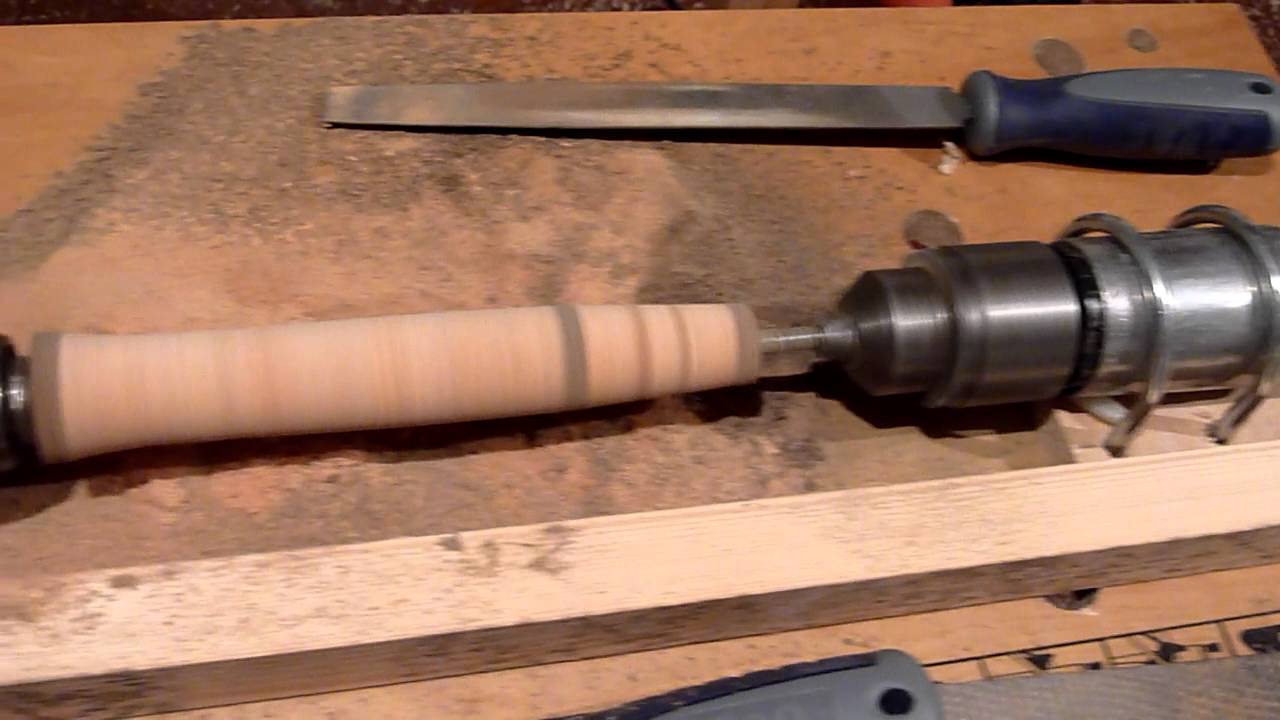 Home made rod handle turner - YouTube