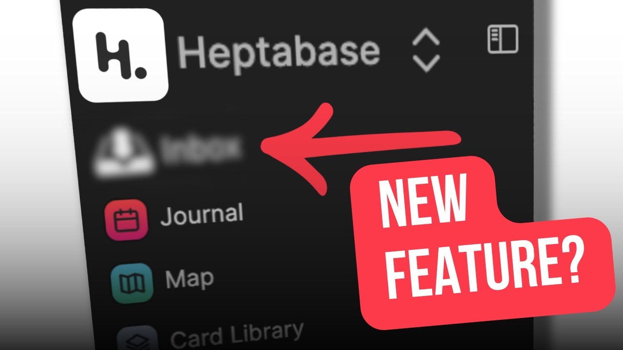 Inbox: Closing the Gap in Heptabase's Information Flow - YouTube