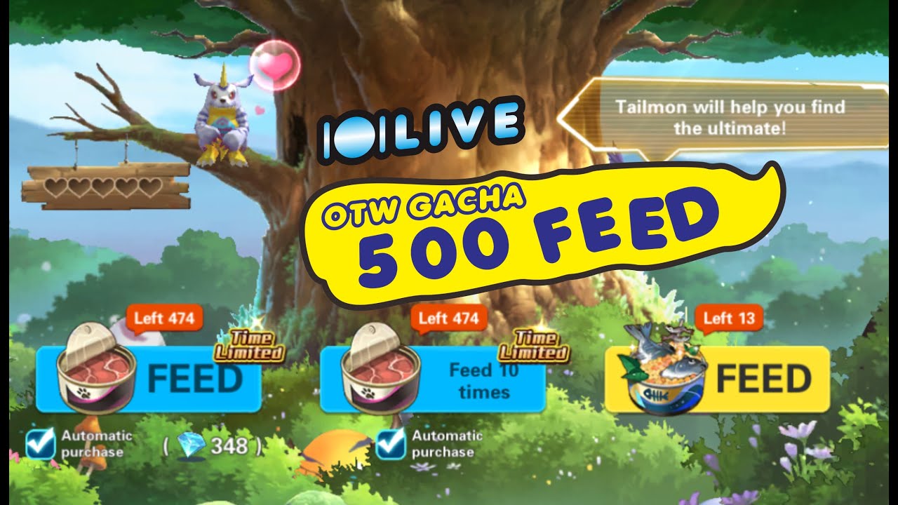 |🔵|Digital Chaos (Digimon) - OTW Gacha 500 Feed - YouTube