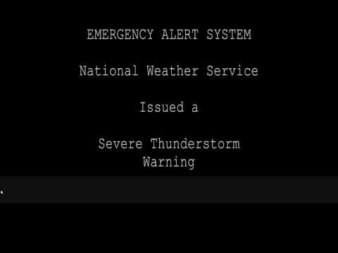 Fake EAS Warning (Based on a real warning) - YouTube