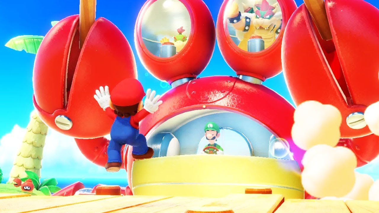 Super Mario Party MiniGames - Smash and Crab🦀 - YouTube