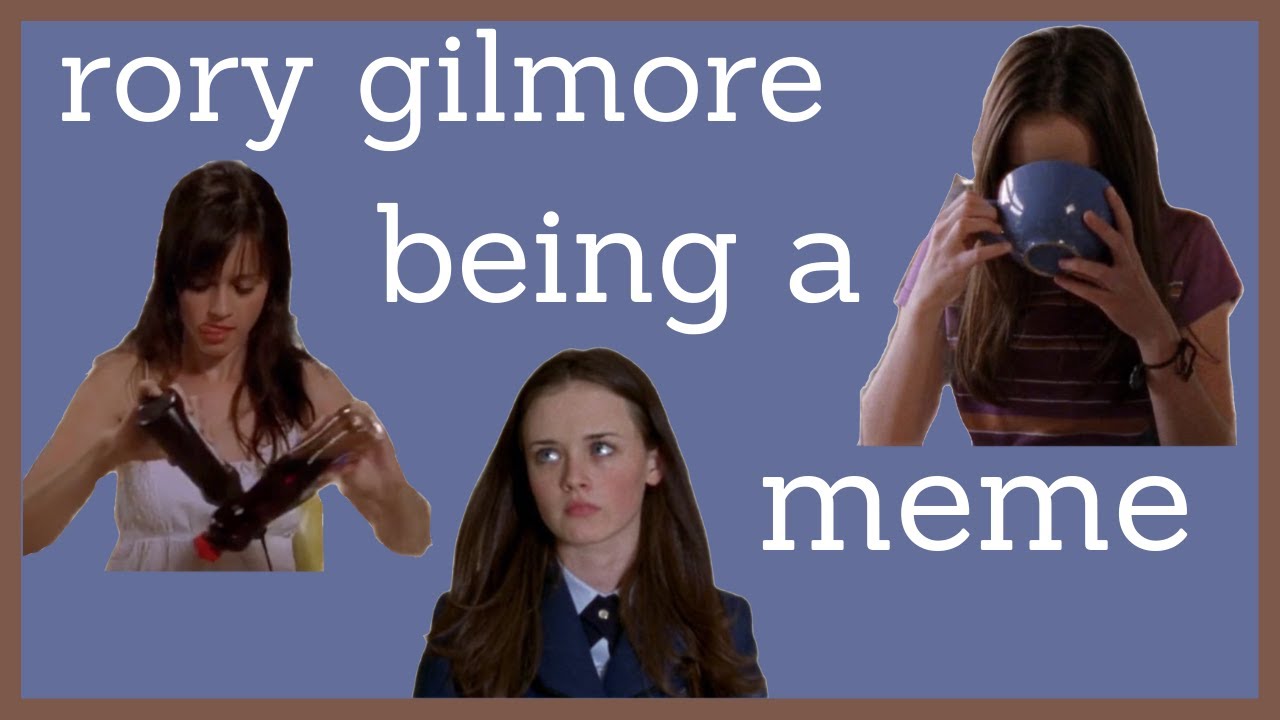 rory gilmore being a meme for 2 minutes straight //Gilmore girls ...