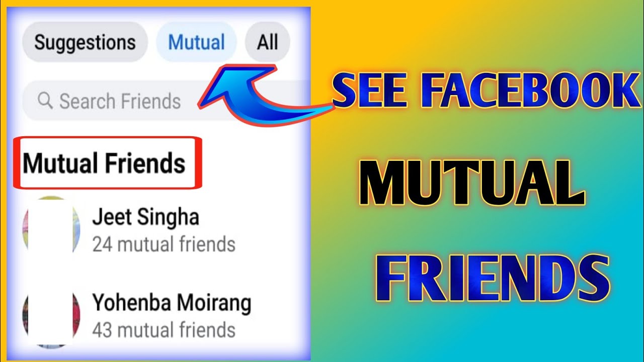 How To See Facebook Mutual friend 2022// Find Facebook Mutual Friends ...