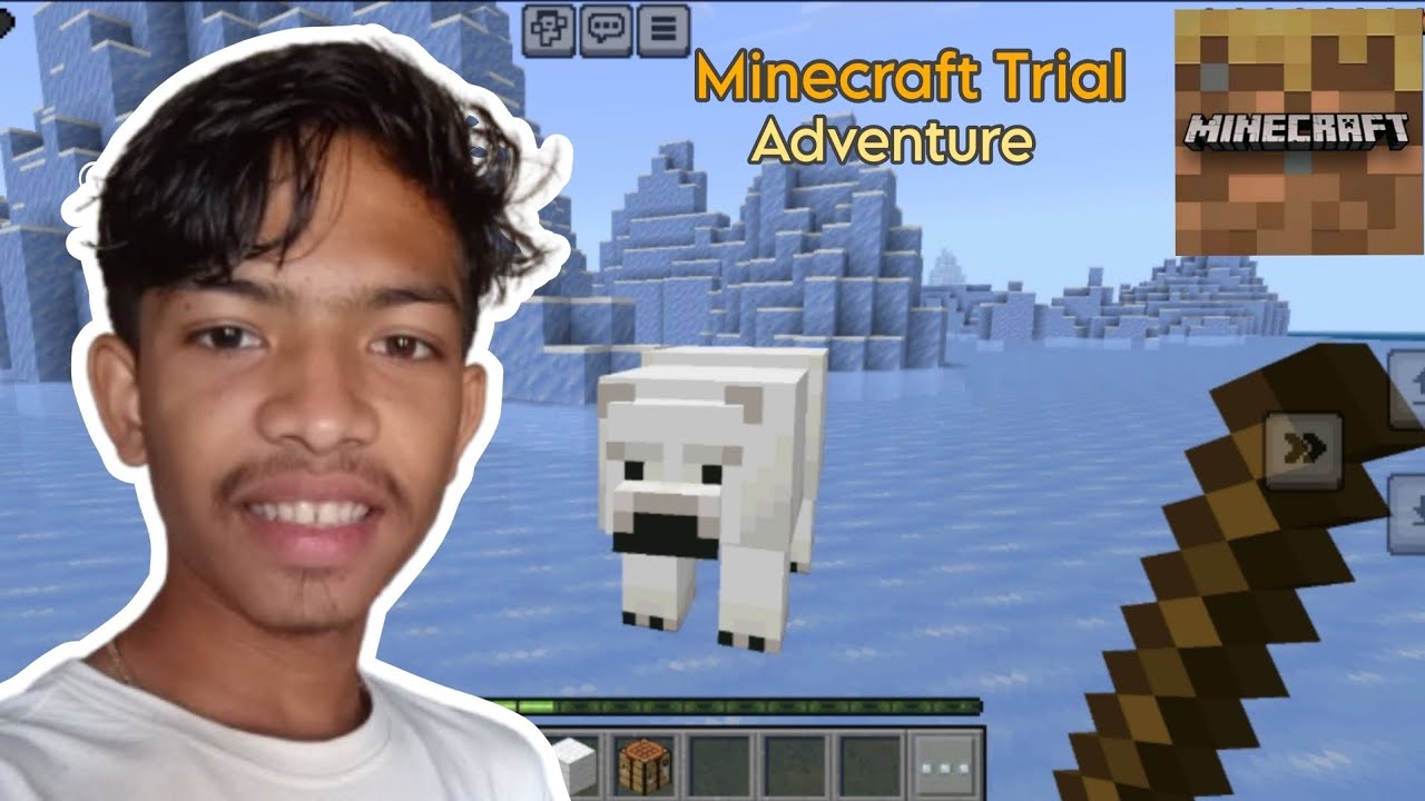 Hunting a Polar Bear in Minecraft Trial | Survival Challenge - YouTube