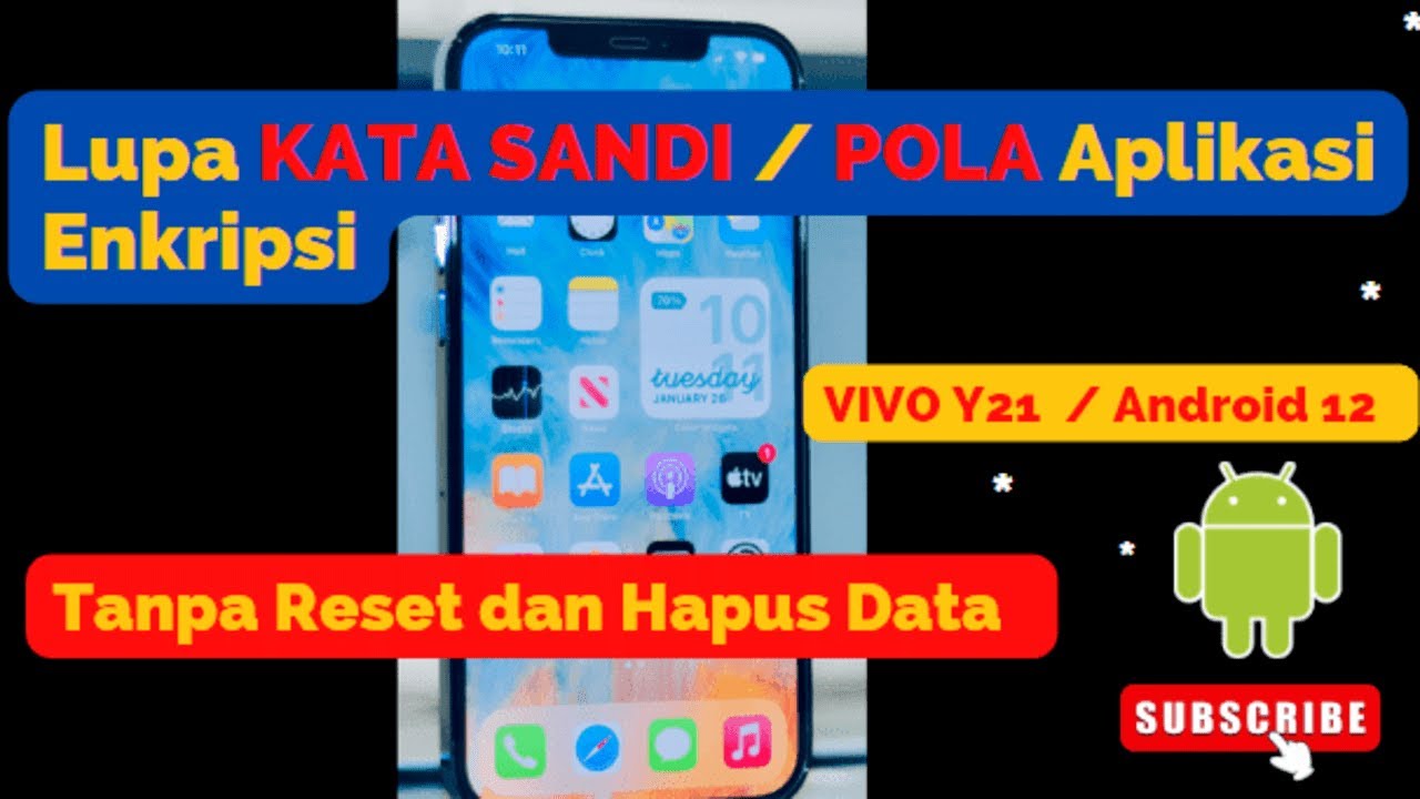Lupa Kata Sandi Privasi dan Enkripsi Aplikasi VIVO Y21 Tanpa Reset / Android 12 - Data Tdk ...