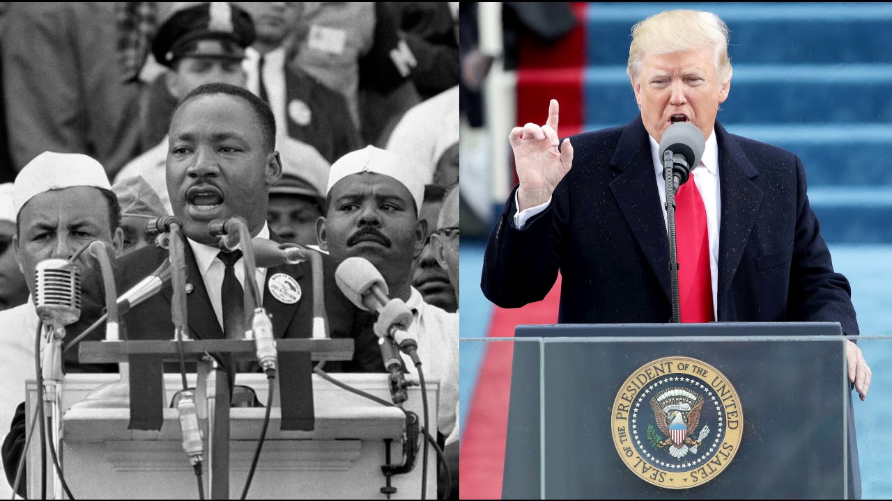 Martin Luther King reads Trump's inaugural address (Speech Synthesis ...